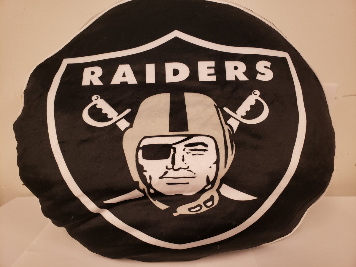 Logo Brands Puff Pillow - Las Vegas Raiders – Excalibur Alaska