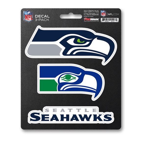 Fan Mats 3 Piece Team Decals Seattle Seahawks – Excalibur Alaska